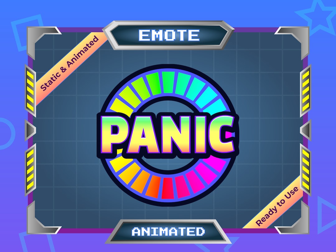 Panic Indicator Animated Emote for Twitch/discord (digital Download ...