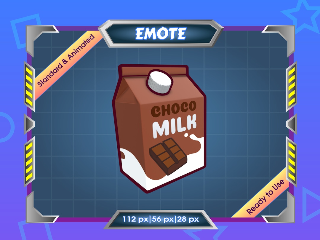 Choco Milk Animated Emote for Twitch/discord (digital Download) - Etsy