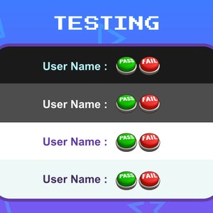 Pass Button - Fail Button - Animated Emote - Twitch Emote - Discord ...