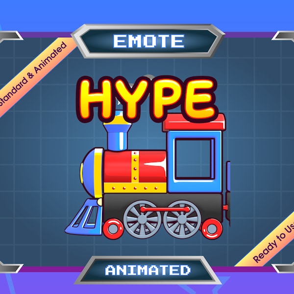 Hype Train Emote Animated Twitch - Etsy