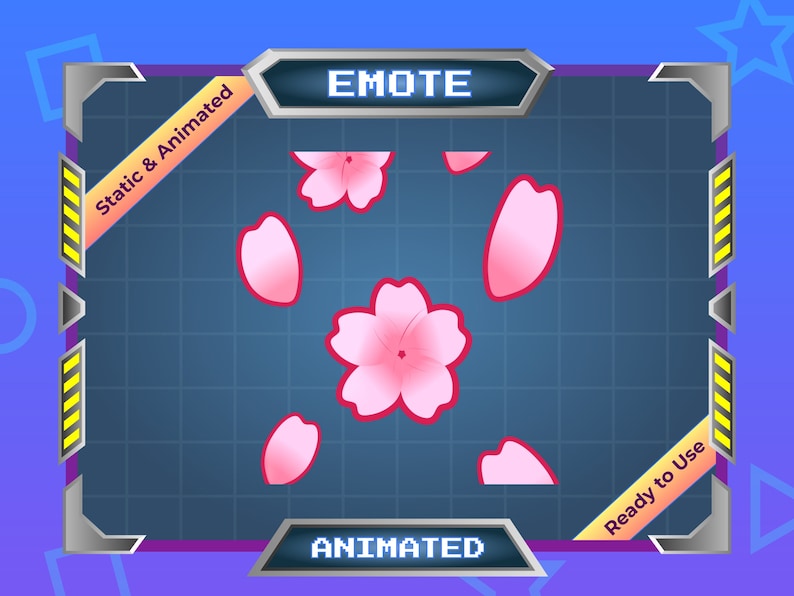 Sakura Cherry Blossom Animated Emote for Twitch/discord/kick (digital ...