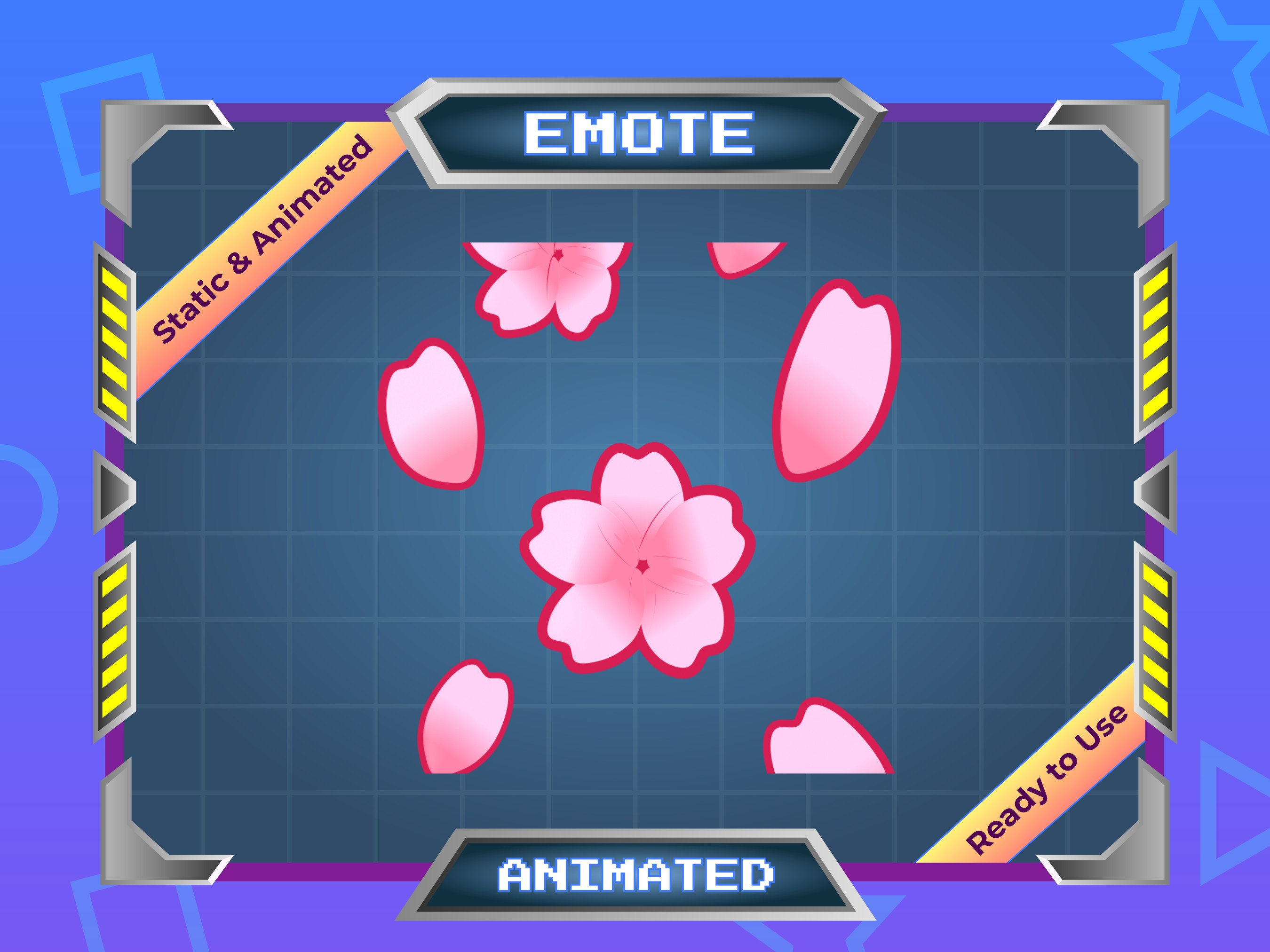 Sakura Drops Cherry Blossoms Animated Emote Twitch Emote Discord Emote ...