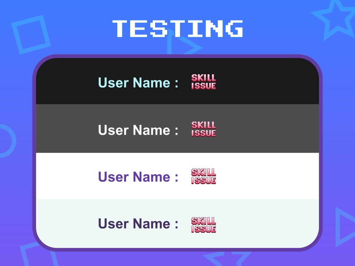 Skill Issue Pixel Pink Animated Emote for Twitch/discord (digital File ...