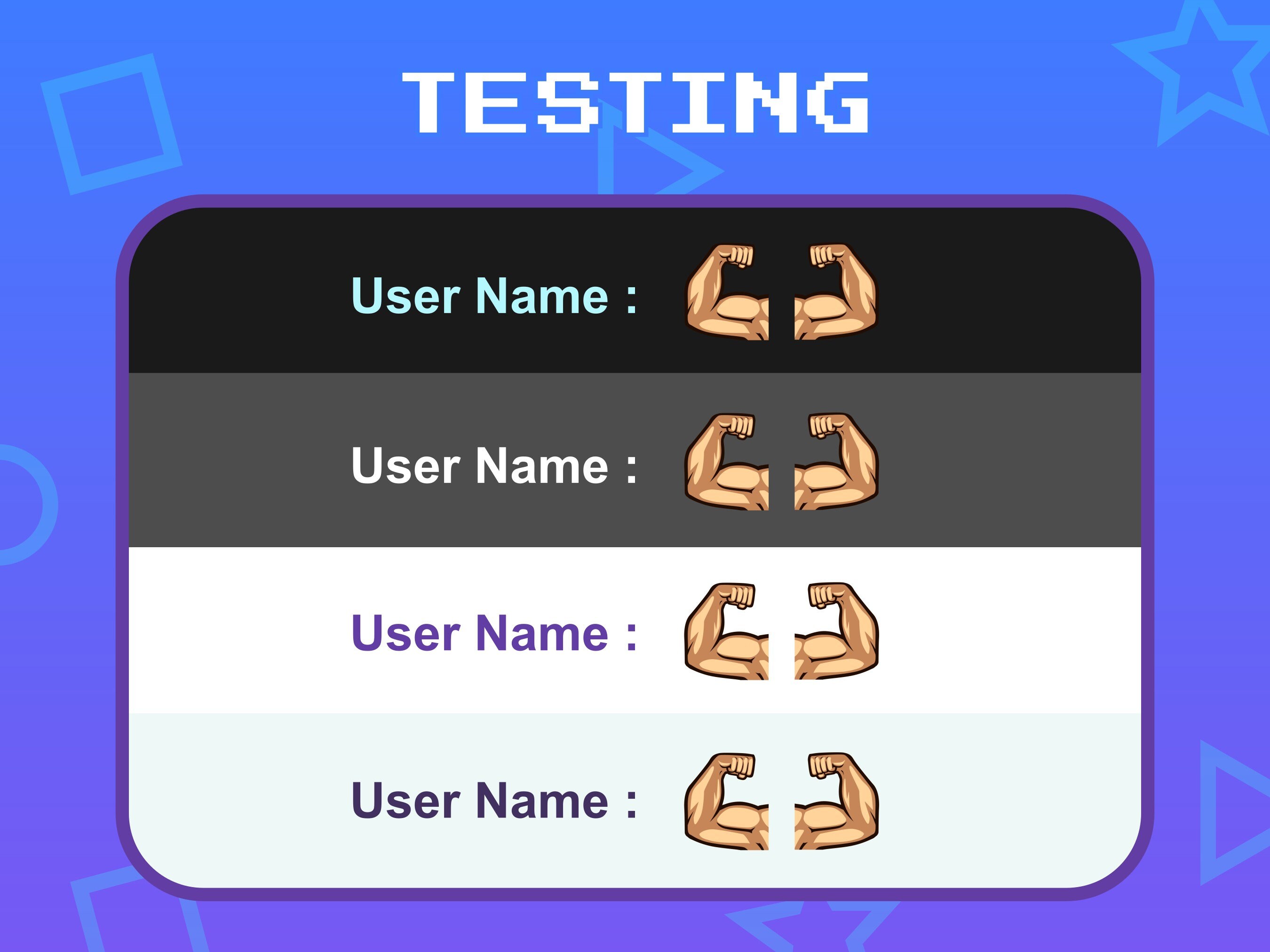 Animated Emote Static Emote Twitch Emote Discord Emote Flexing Arm ...