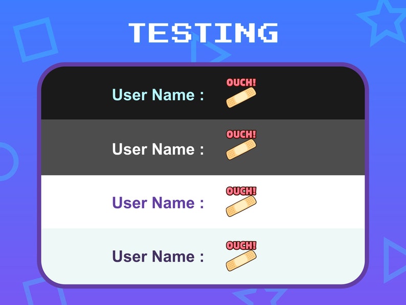 Ouch Animated Emote Static Emote Twitch Emote Discord Emote - Etsy