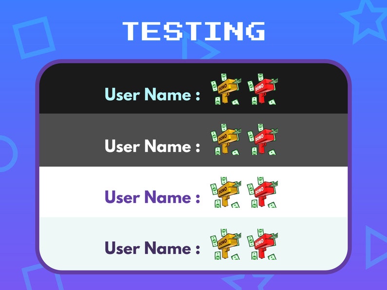 Animated Emote Static Emote Twitch Emote Discord Emote Golden Money Gun ...