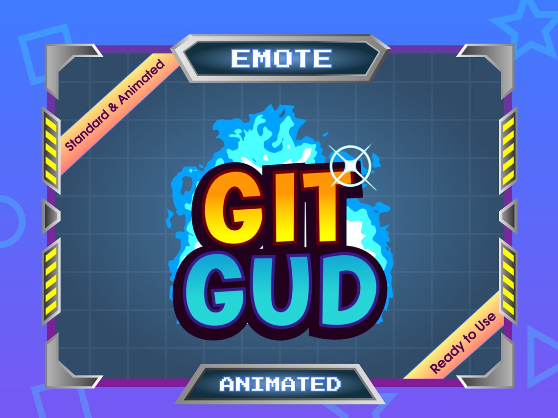 GIT GUD Animated Emote for Twitch/discord Stream (digital Download) - Etsy