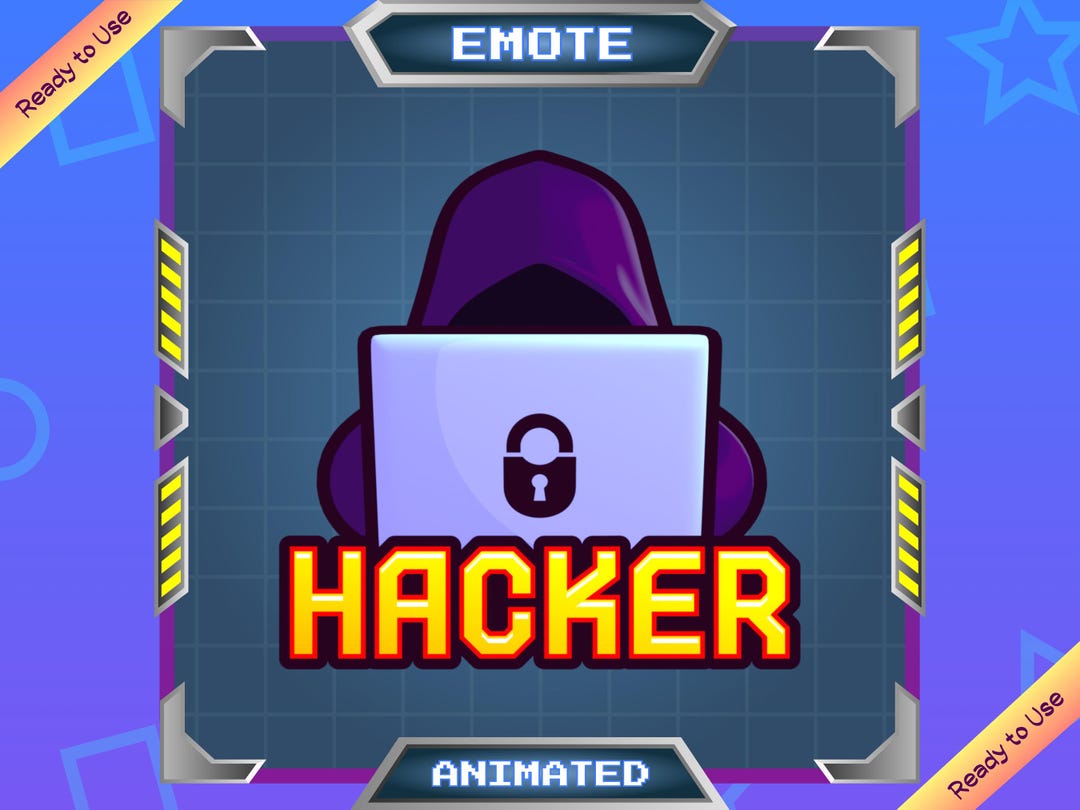 Laptop Hacker Animated Emote for Twitch/discord (digital File) - Etsy