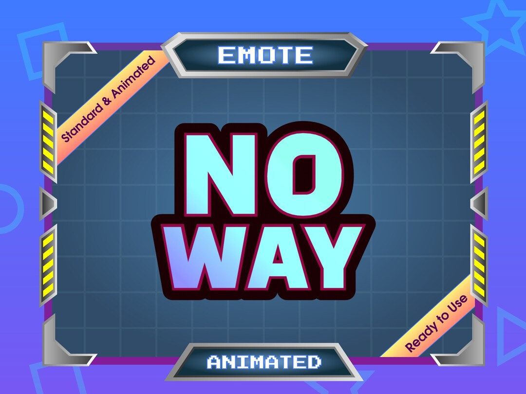 No Way Animated Emote for Twitch/discord Stream (digital Download) - Etsy