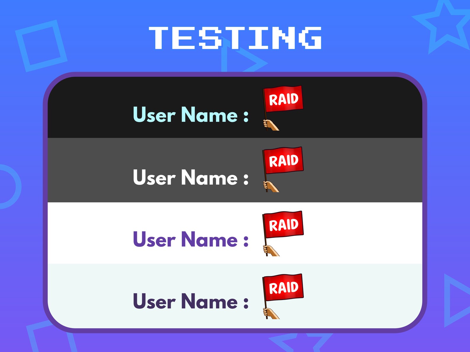 Animated Emote Twitch Emote Discord Emote RAID Flag - Etsy