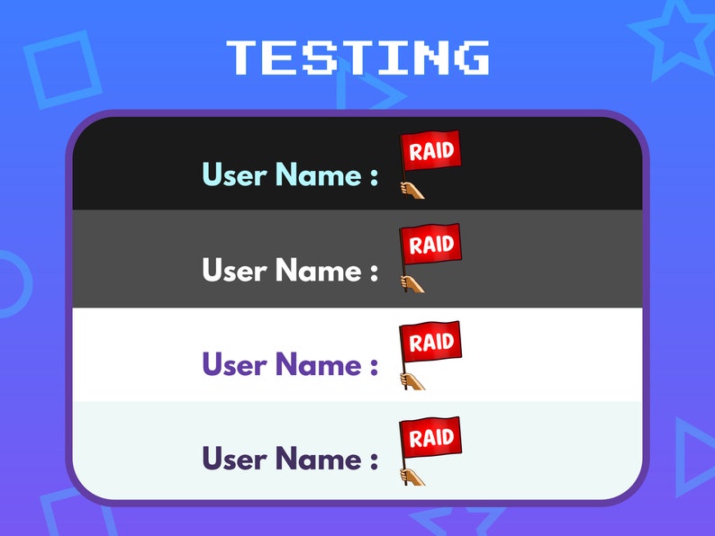 Animated Emote Twitch Emote Discord Emote RAID Flag - Etsy