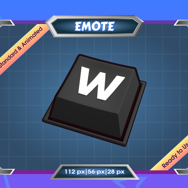 W Stream Animated Emote - Etsy