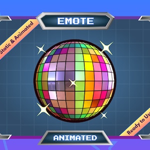 Disco Ball Animated Emote for Twitch/discord (digital File) - Etsy