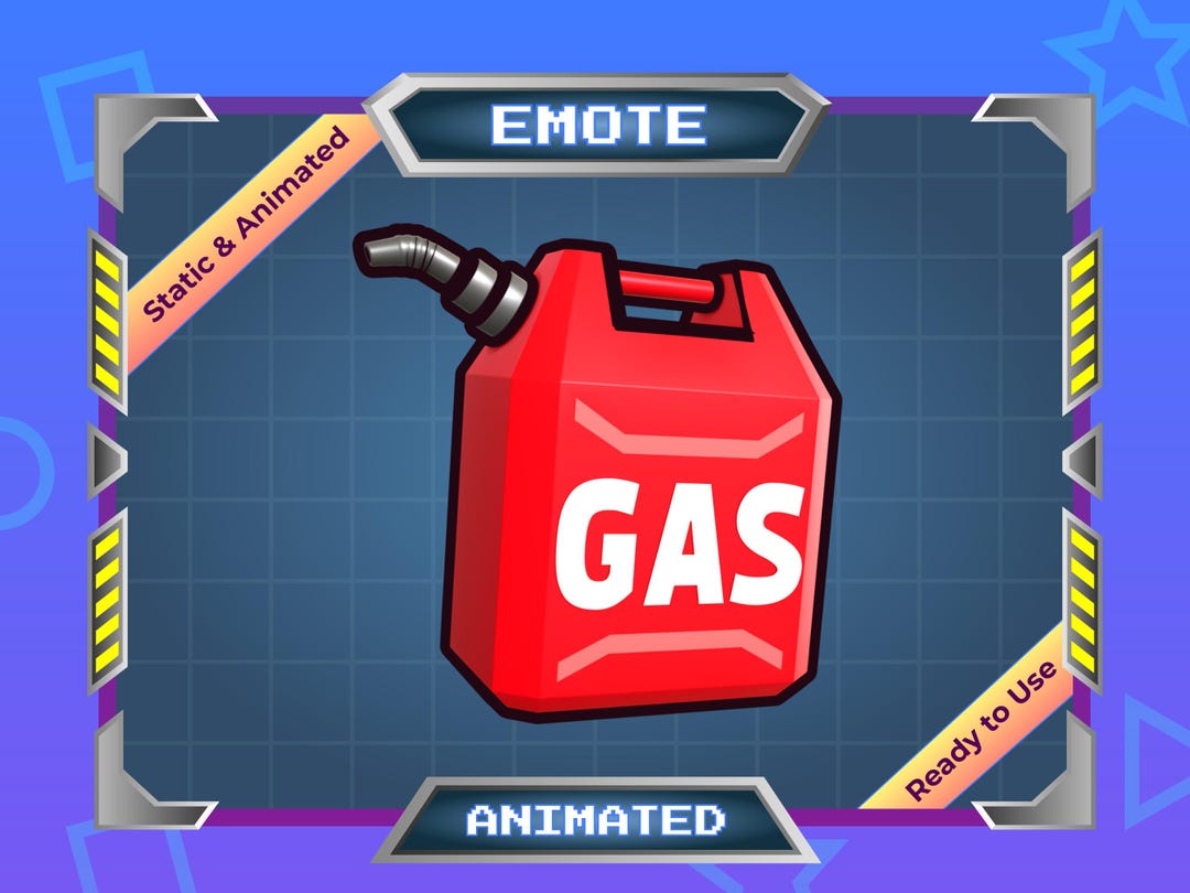 Gas Can Animated Emote for Twitch and Discord - Etsy