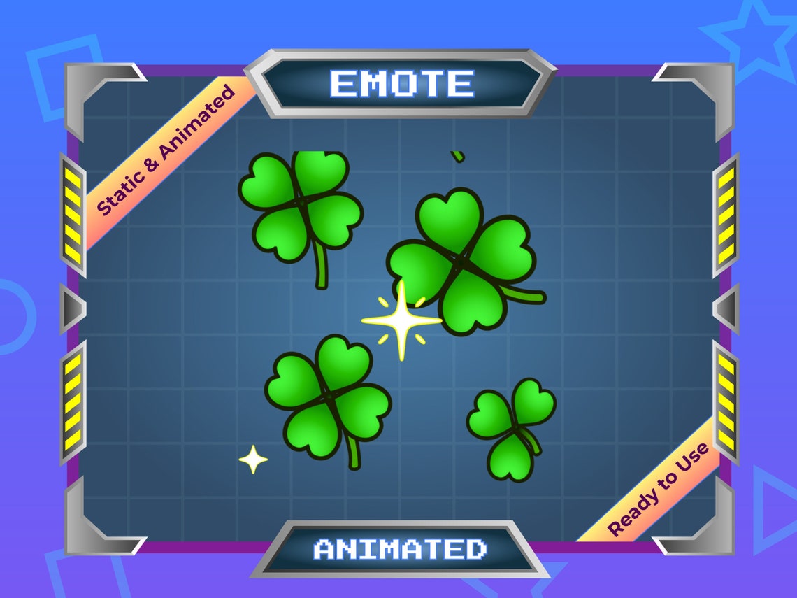 Falling Clover Animated Emote for Twitch/discord (digital Download) - Etsy