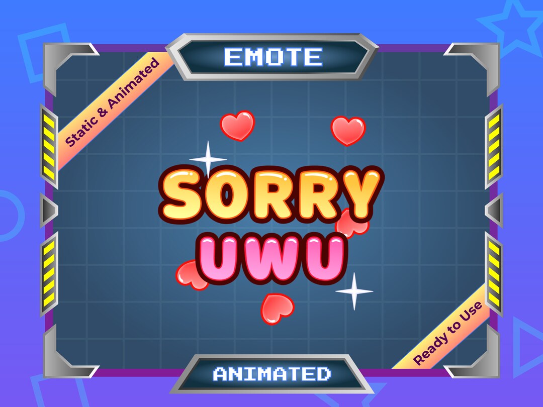 Sorry UWU Animated Emote for Twitch & Discord (digital File) - Etsy UK