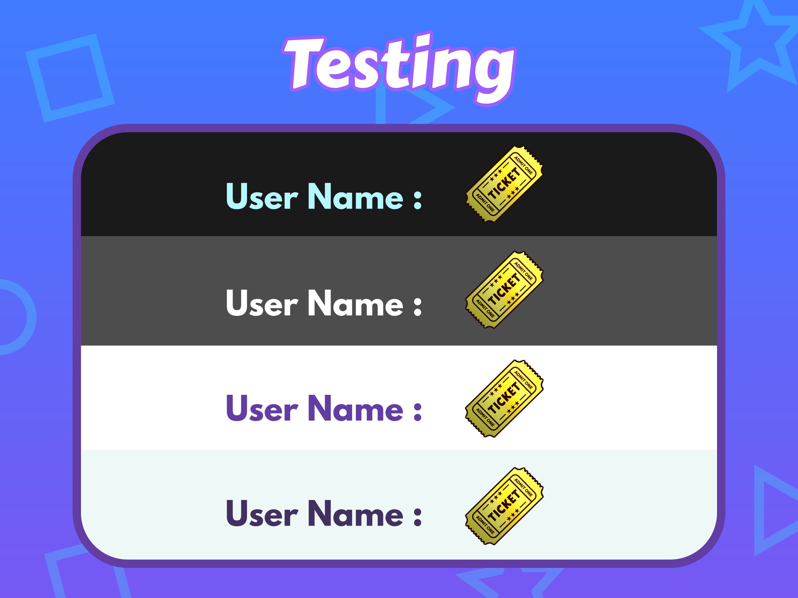 Golden Ticket Animated Emote for Twitch and Discord (digital File) - Etsy