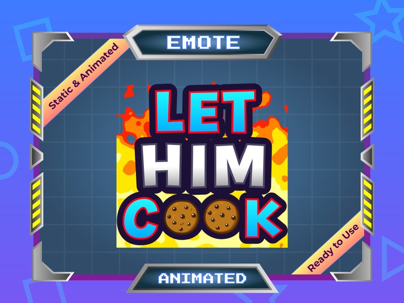 Let Him Cook - Animated Emote - Static Emote - Twitch Emote - Discord ...