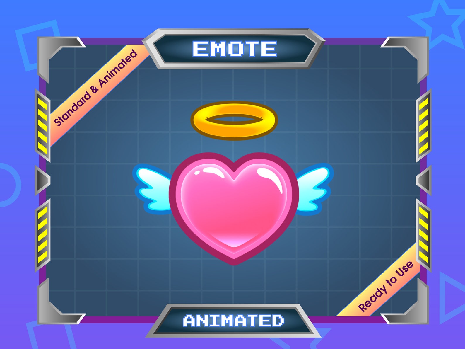 Flying Heart Animated Emote for Twitch/discord (digital File) - Etsy