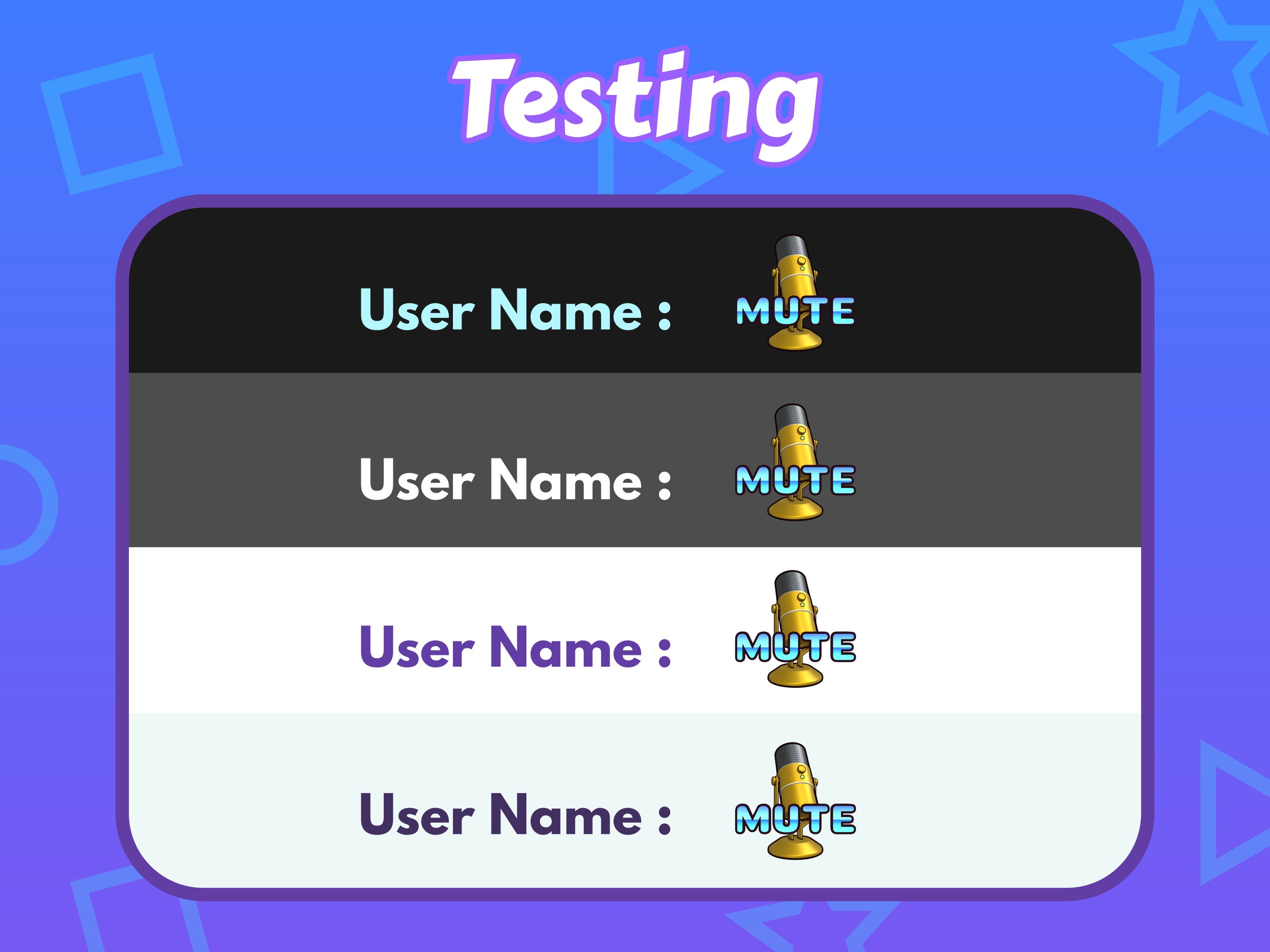 Animated Emote for Streamer Animated Twitch Emote Discord Emote MUTE ...