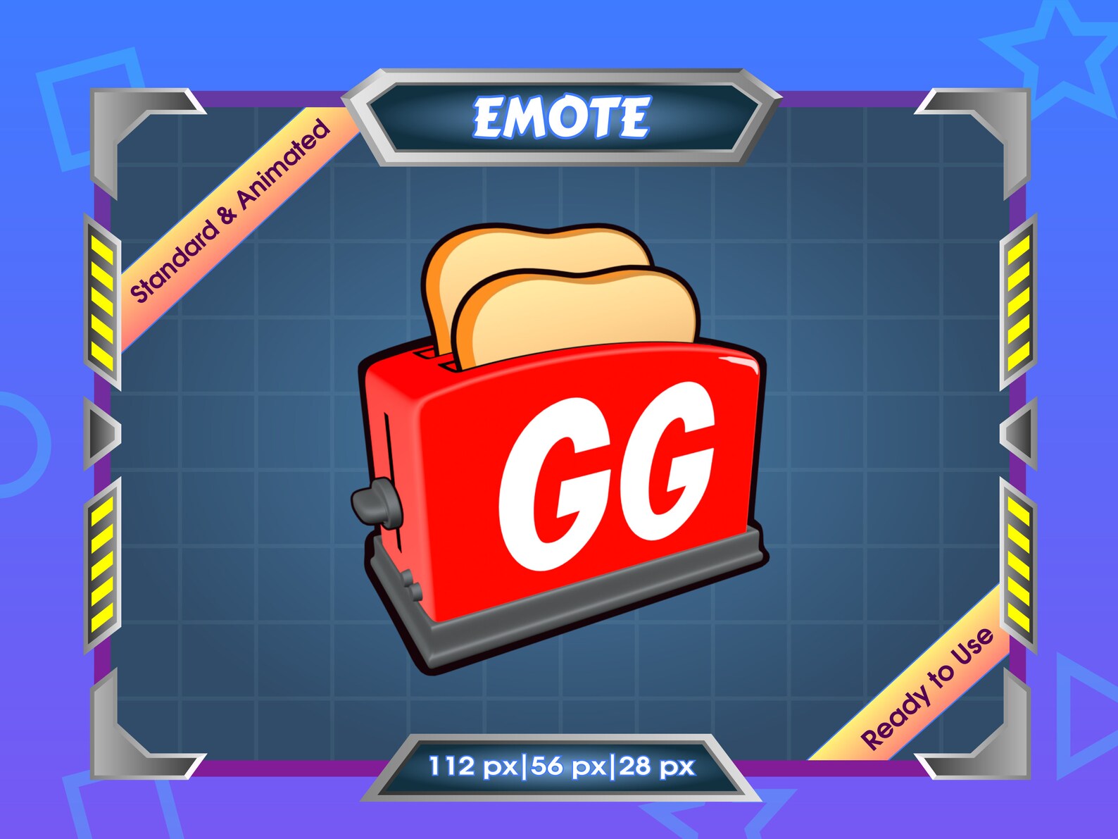 Got 'em Toaster Animated Emote for Twitch/discord (digital Download) - Etsy