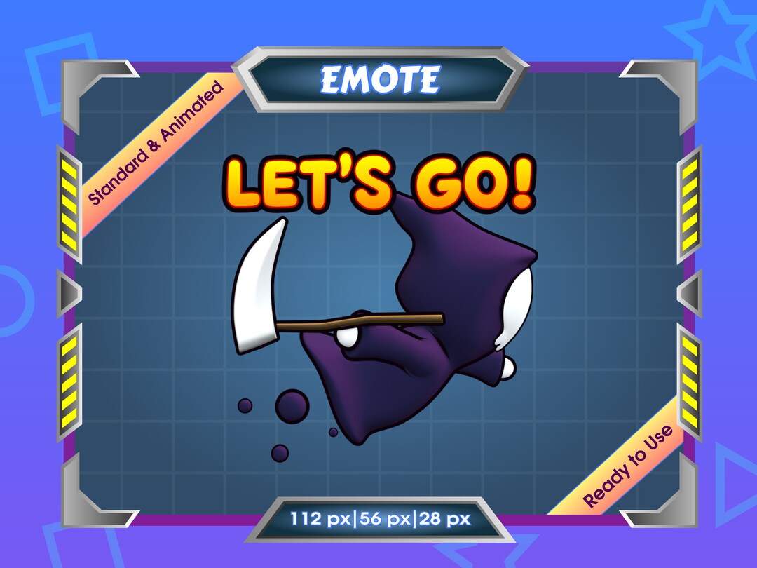 Let's Go Creature Animated Emote for Twitch/discord (digital File) - Etsy