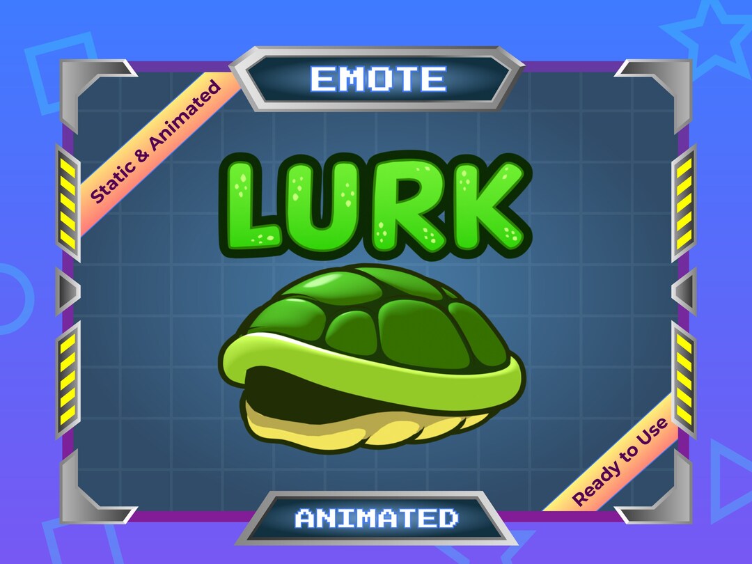 Animated Emote - Static Emote - Twitch Emote - Discord Emote - Turtle ...