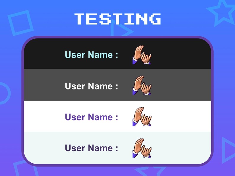 Hand Clapping Animated Emote for Twitch/discord/kick (digital Download ...