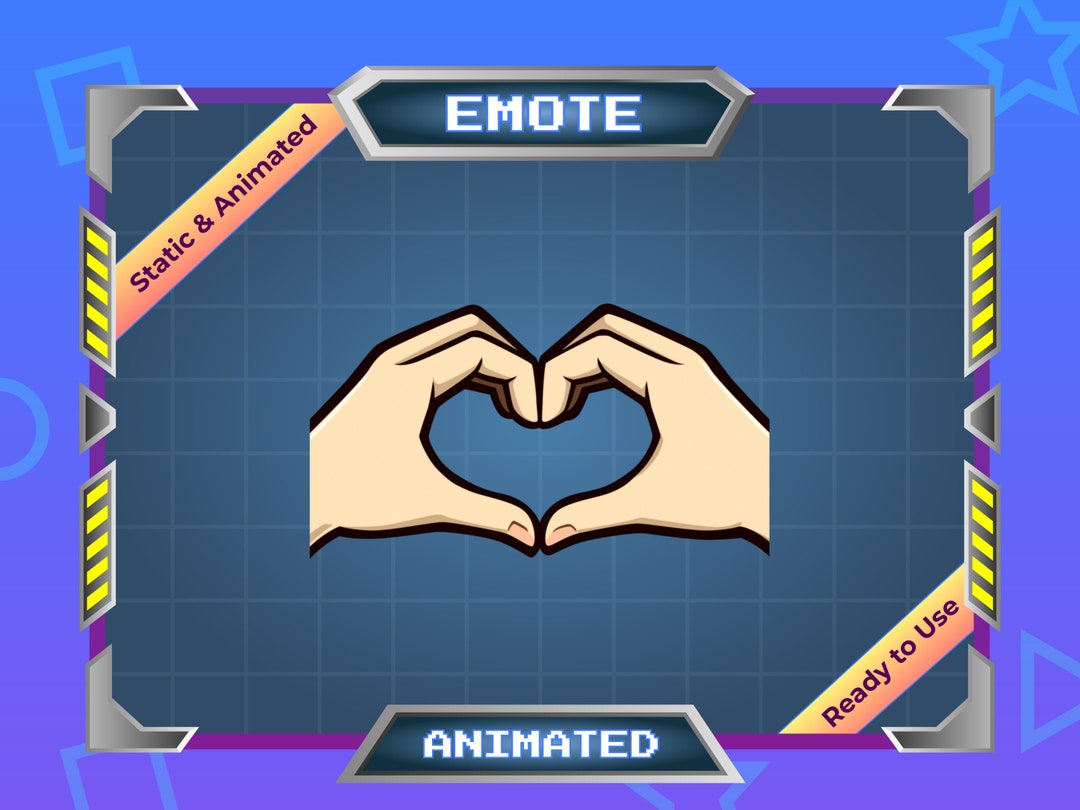 Love Hand Animated Emote for Twitch and Discord - Etsy