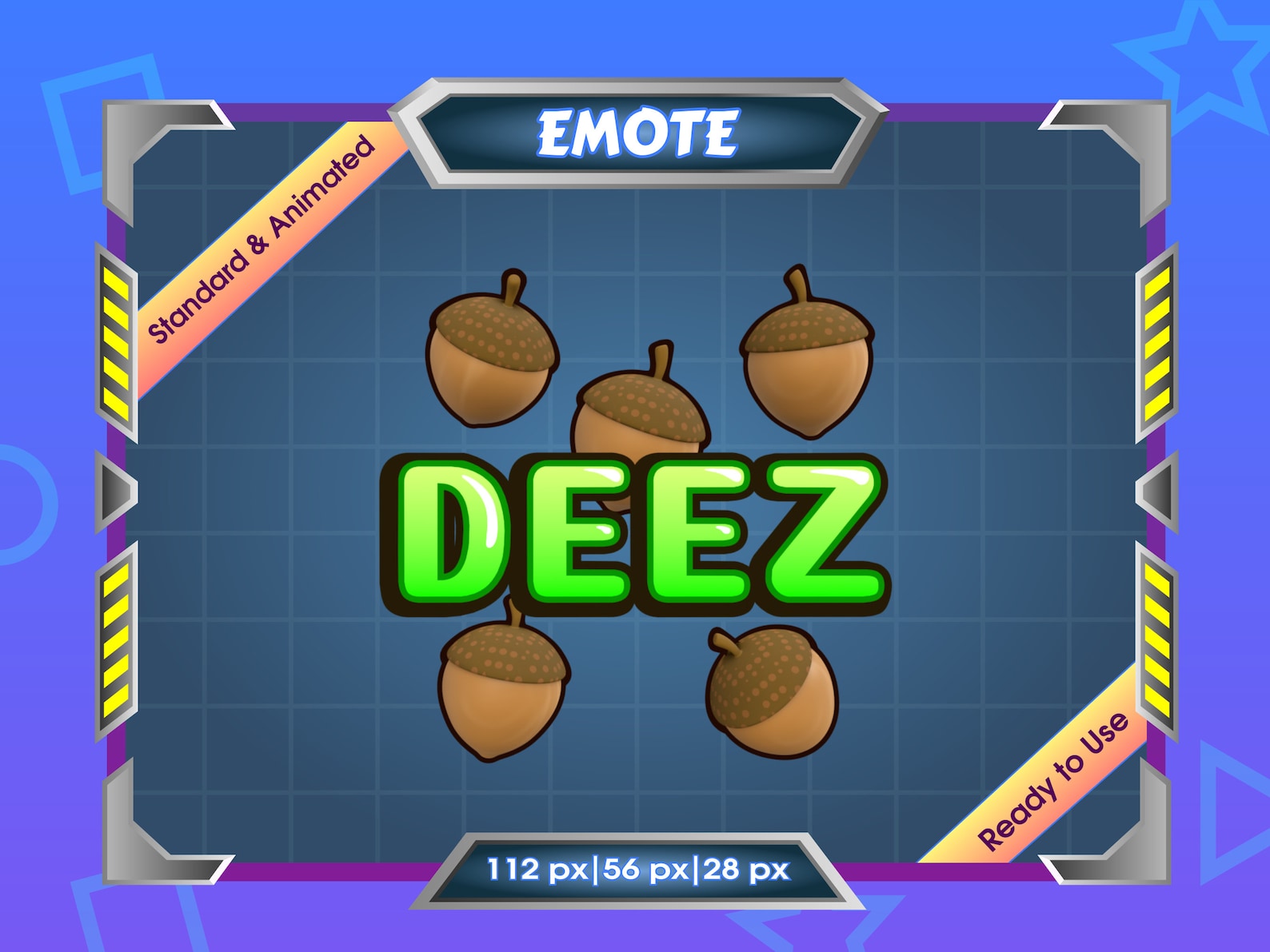 DEEZ Nuts Animated Emote for Twitch/discord Streamer (digital Download ...