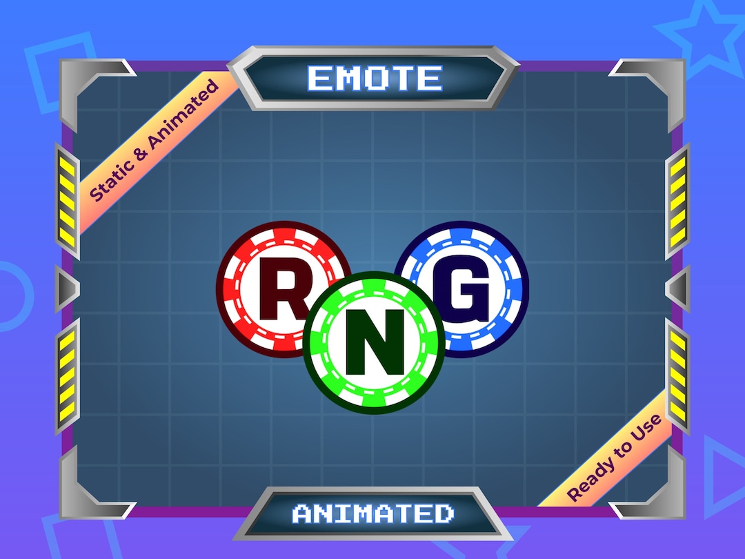 RNG Chip Animated Emote for Twitch and Discord - Etsy
