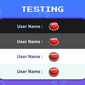 Panic Button Animated Emote for Twitch/discord/kick (digital File) - Etsy