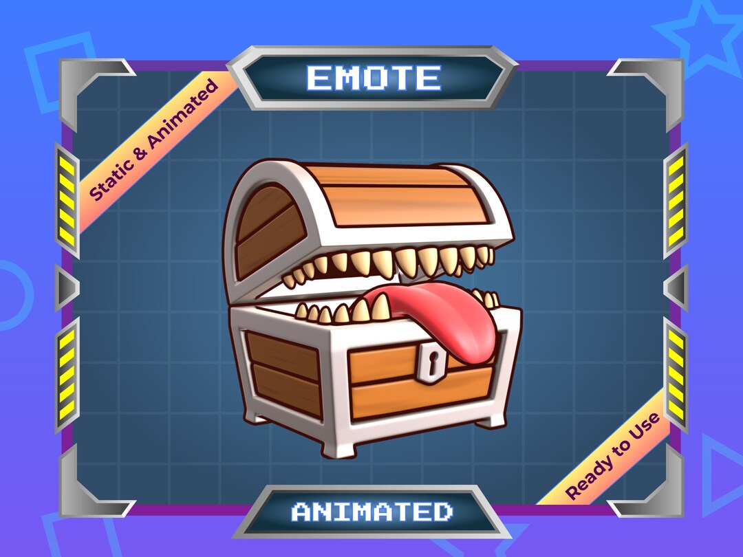 Mimic Chest Animated Emote for Twitch and Discord - Etsy