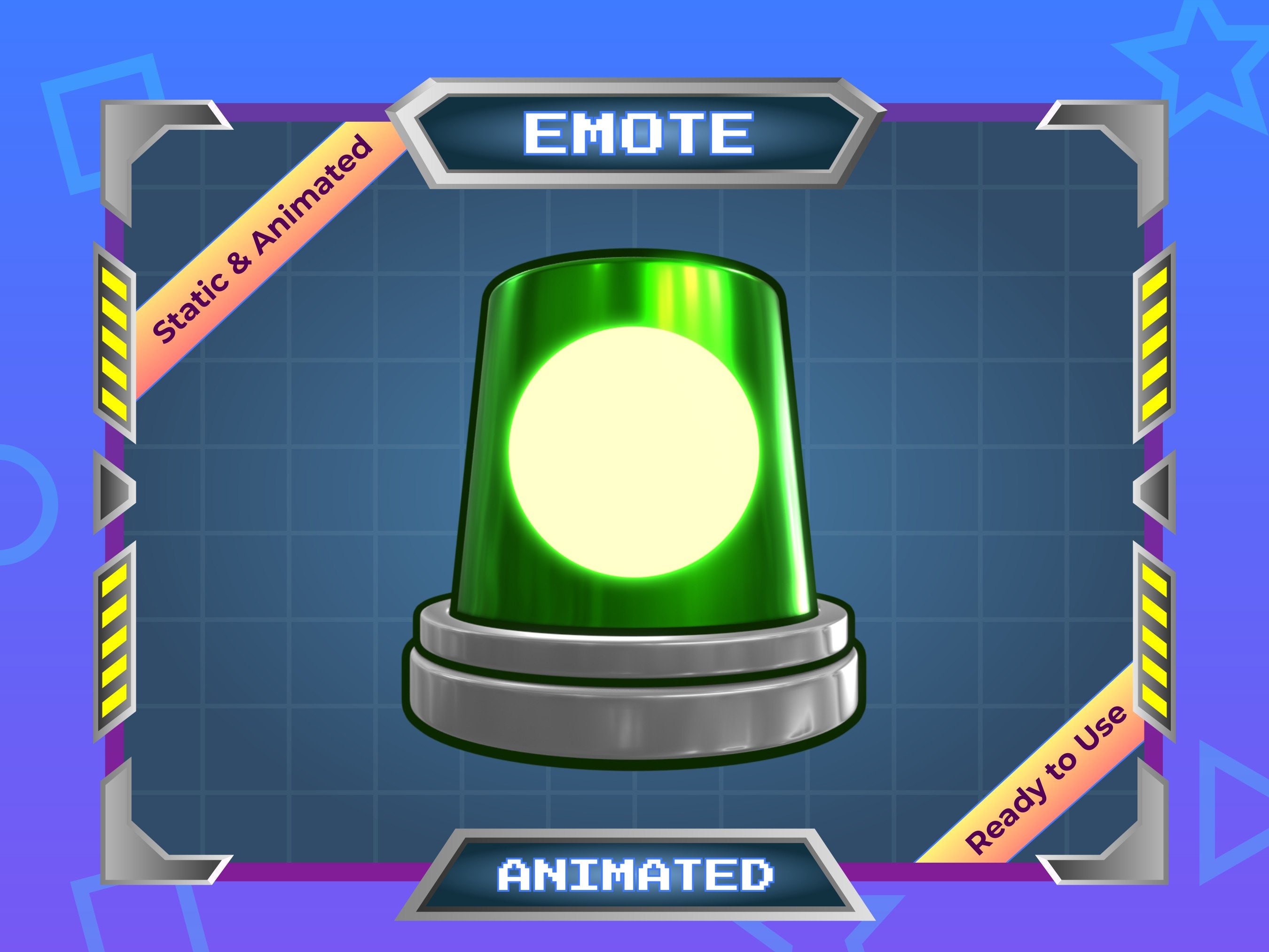 Green Siren - Pink Siren - Animated Emote - Static Emote - Twitch Emote ...