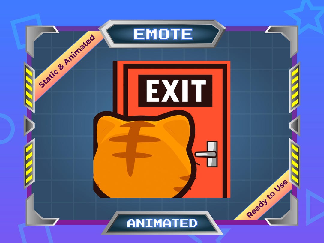 Animated Emote - Static Emote - Twitch Emote - Discord Emote - Cat ...