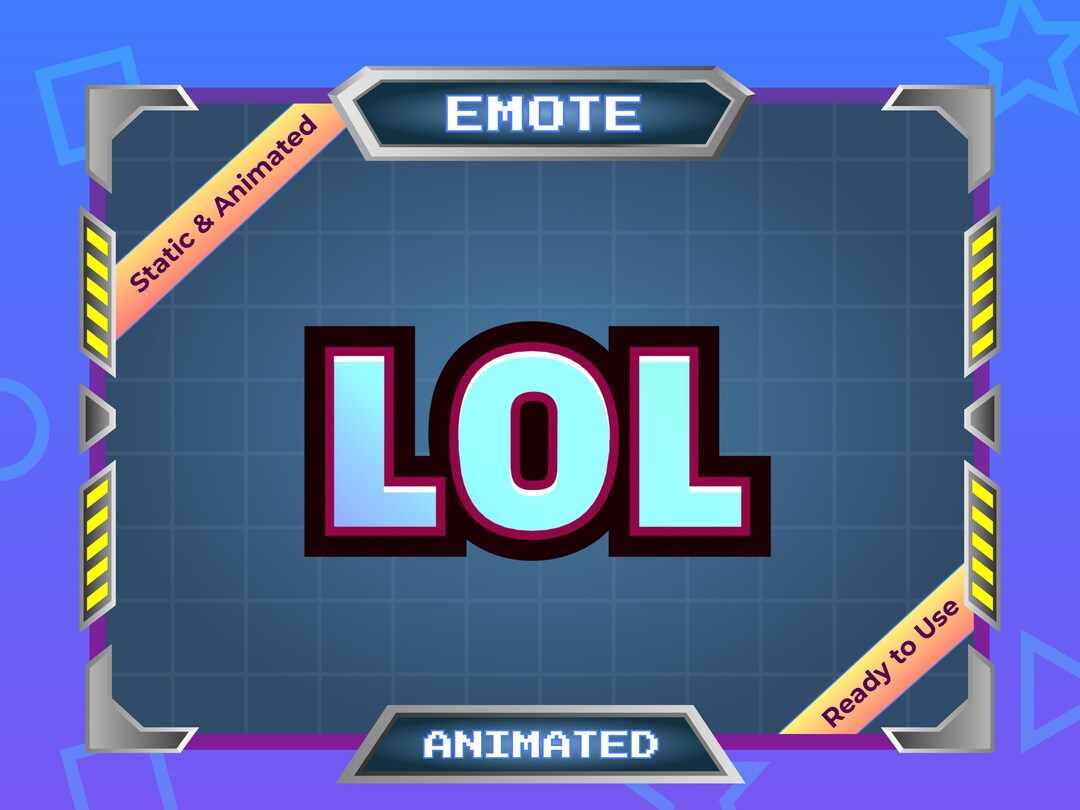 LOL Animated Emote for Twitch and Discord - Etsy
