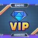 Diamond VIP Animated Emote for Twitch/discord (digital File) - Etsy