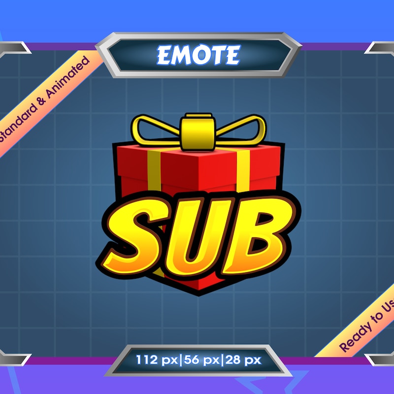 Gift dé sub twitch - Etsy Canada