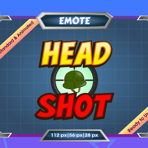 Bubble Head Shot Twitch Emote Headshot Text Discord Emote - Etsy Australia