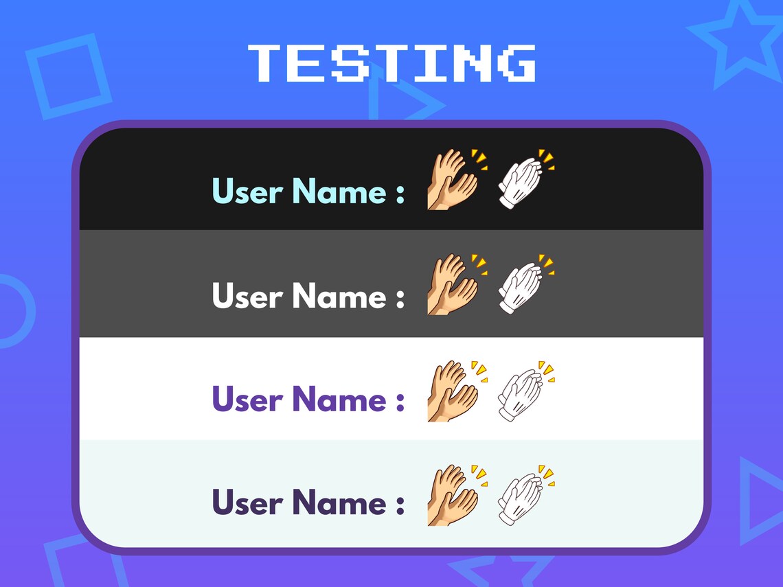 Animated Emote for Streamer Twitch Emote Discord Emote Clapping Hand - Etsy