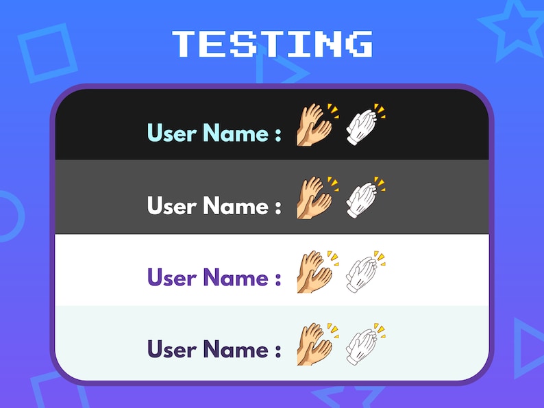 Animated Emote for Streamer Twitch Emote Discord Emote Clapping Hand - Etsy