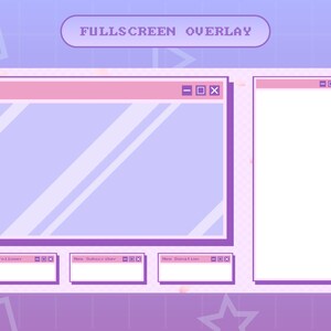 Animated Pink Pastel 90s Computer Stream Screens, Overlays, and Panels ...