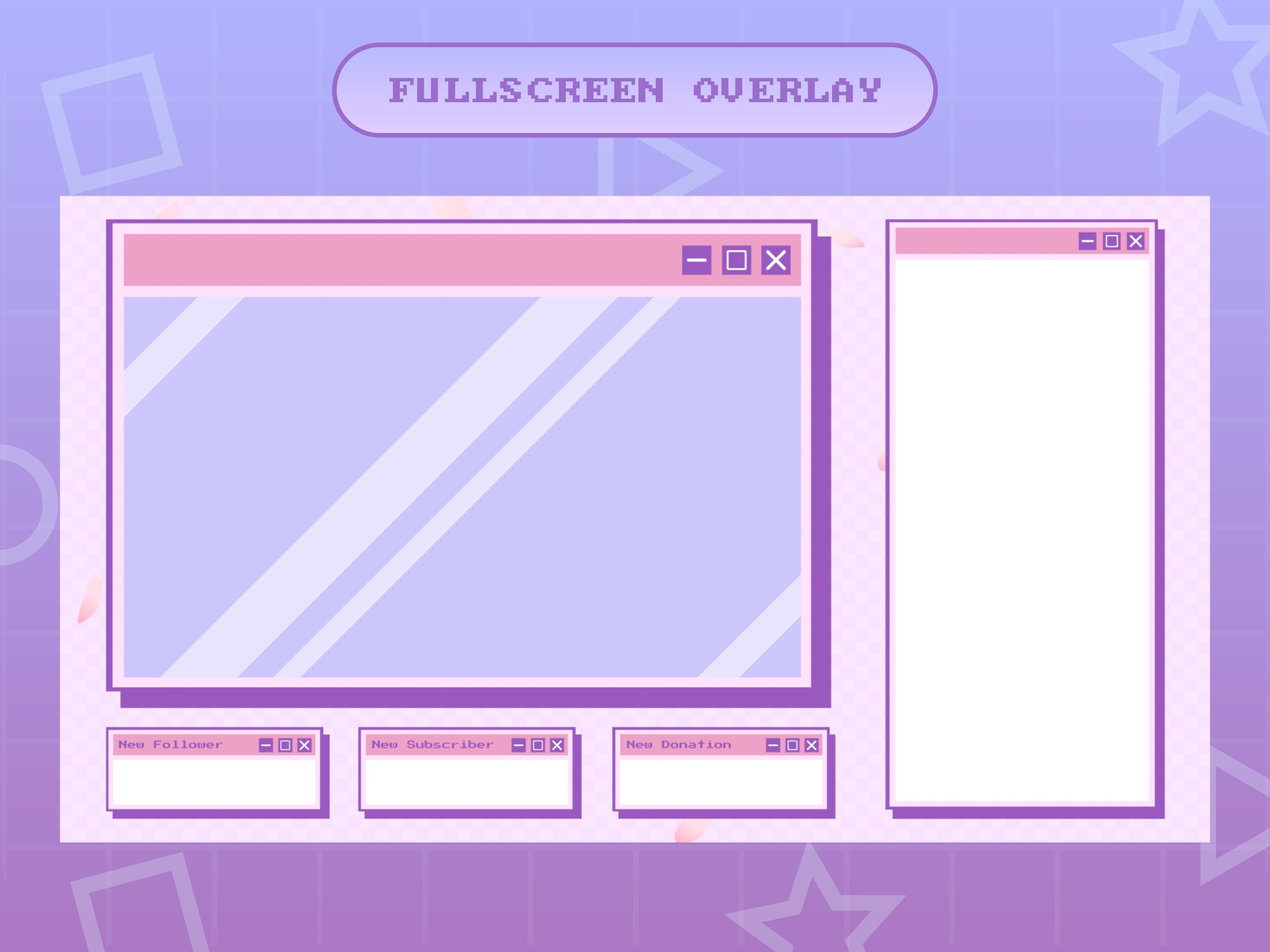 Animated Stream Screens Animated Full Screen Overlay - Etsy