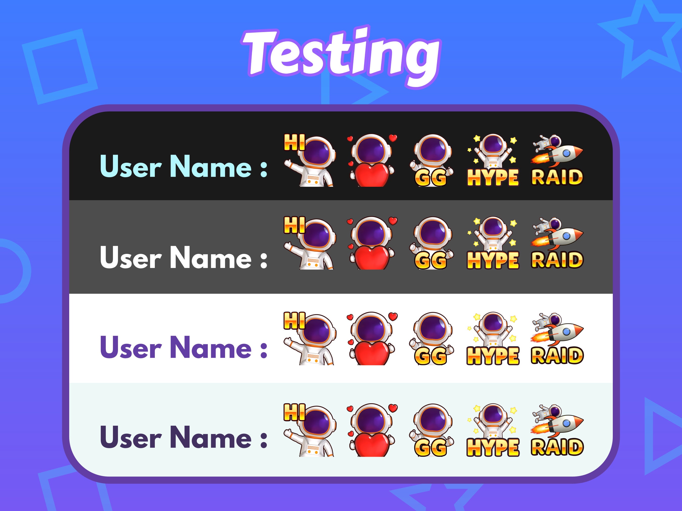 Emote for Streamer Static Emote Animated Emote Twitch Emote Discord ...