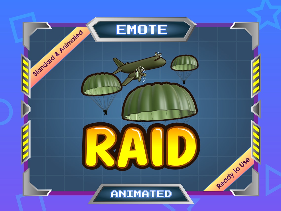 Air Raid Animated Emote for Twitch/discord Stream (digital File) - Etsy