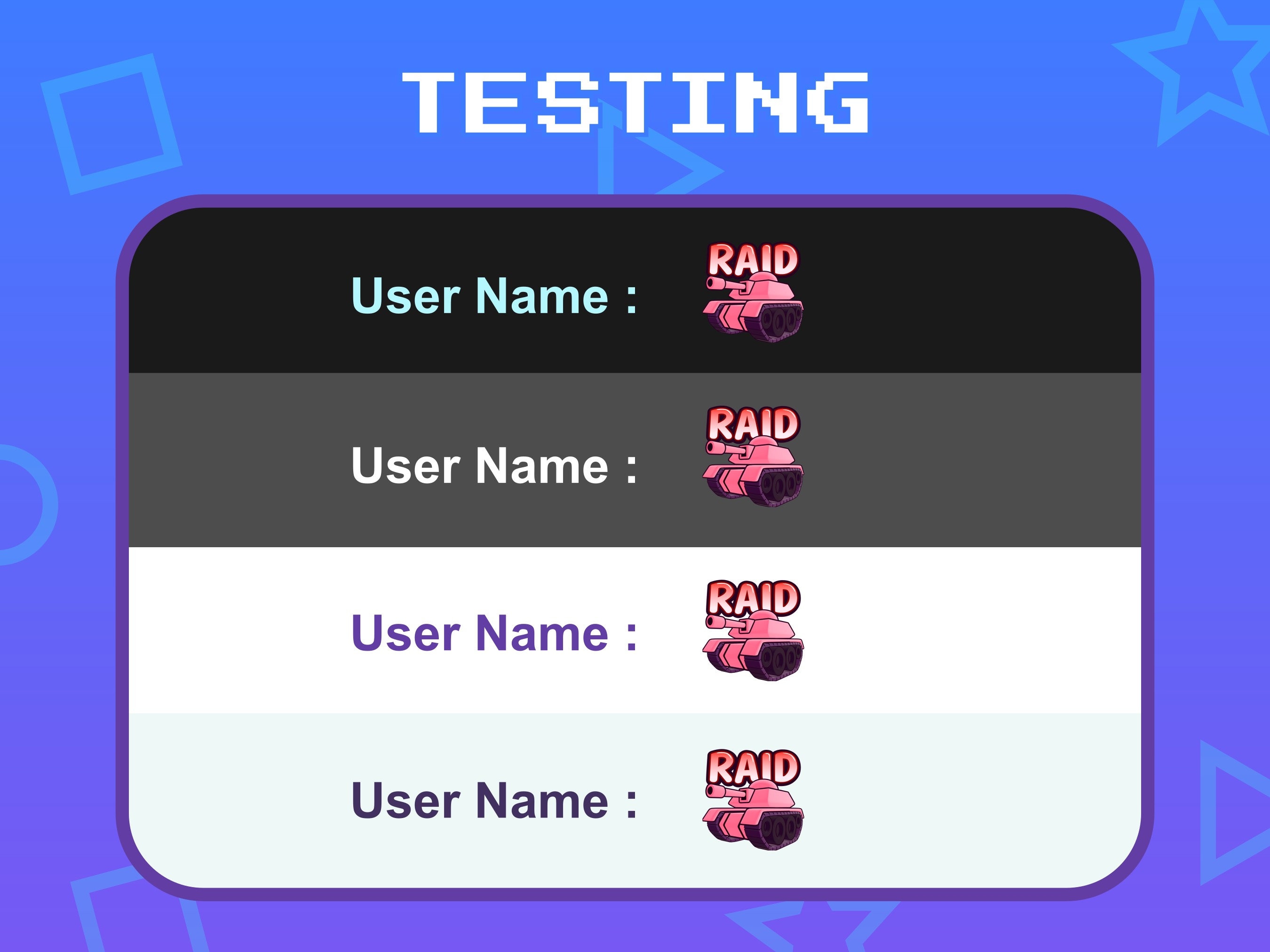 Raid Pink Tank Animated Emote Static Emote Twitch Emote Discord Emote ...