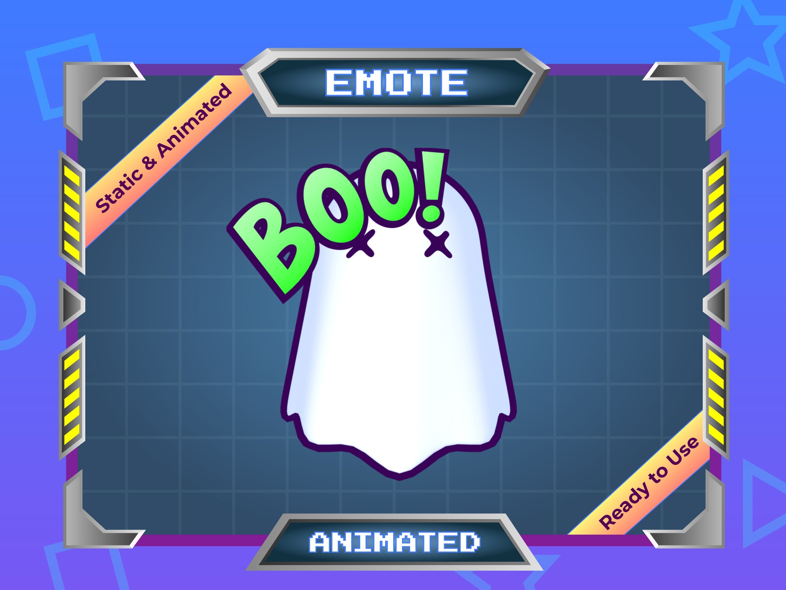 BOO! Ghost Animated Emote for Twitch/discord (digital Download) - Etsy