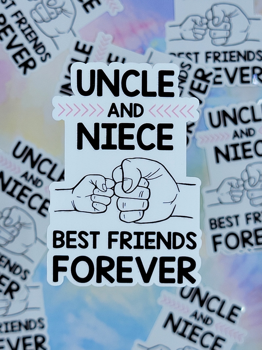 Uncle and Niece, Best Friends Sticker - Etsy