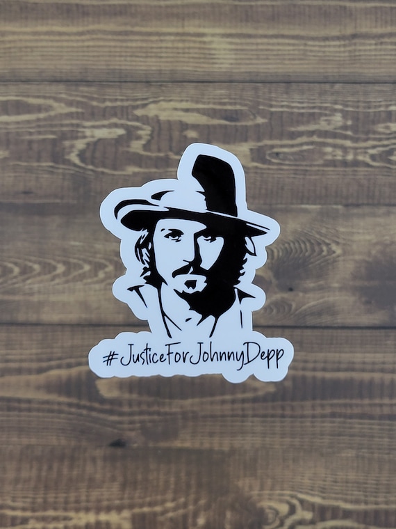 Justice for Johnny Depp Johnny Depp Sticker - Etsy