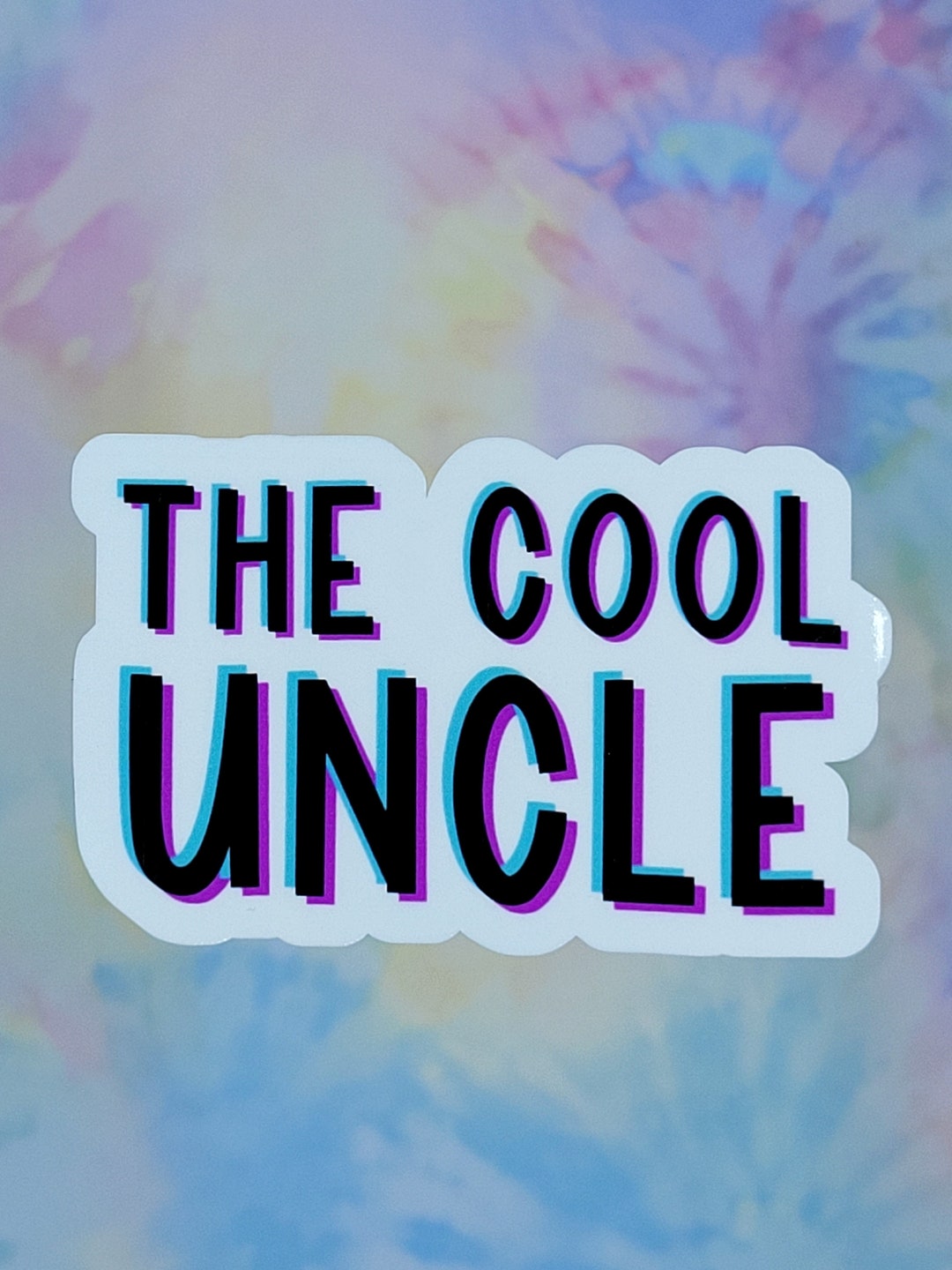 The Cool Uncle Sticker - Etsy